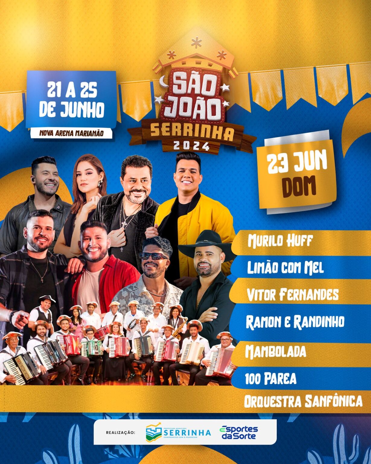 Serrinha anuncia programação do São João 2024; veja grade completa ...